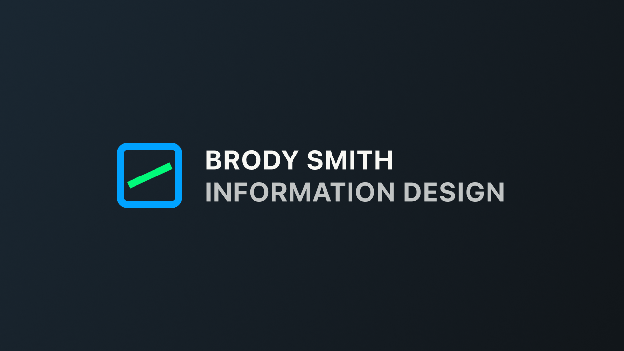 Brody Smith Information Design